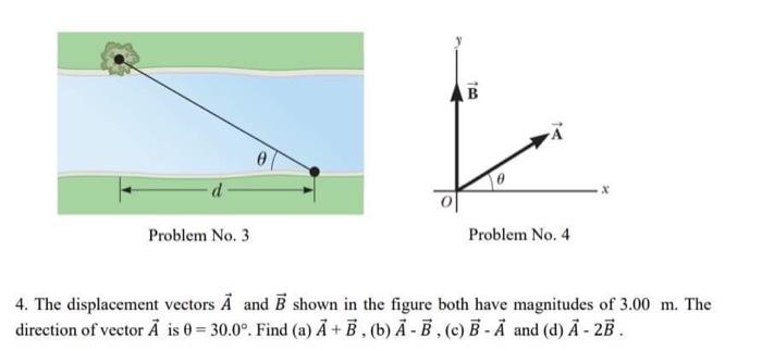 Solved | в B Problem No. 3 Problem No. 4 4. The displacement | Chegg.com