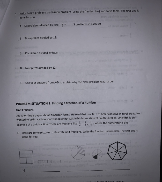 Solved Fractions: Basics SPECIFIC OBJECTIVES By the end of | Chegg.com