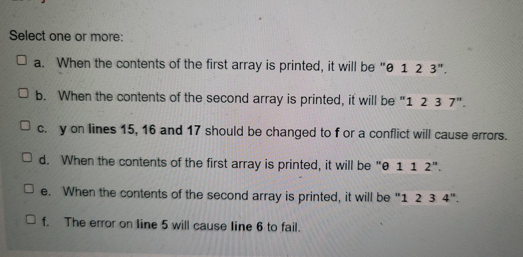 Solved Assume that you correct for minor compile-time | Chegg.com