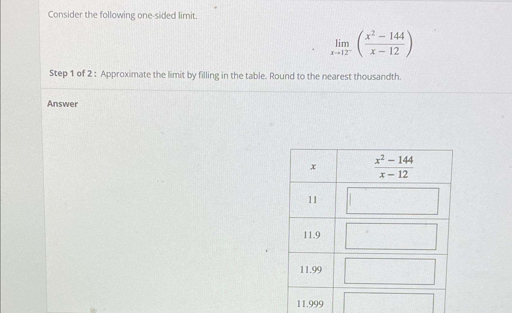 Solved Consider the following one-sided | Chegg.com