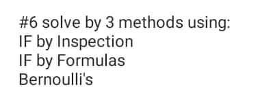 Solved \#6 solve by 3 methods using: IF by Inspection IF by | Chegg.com