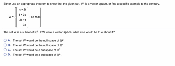 Solved Either use an appropriate theorem to show that the | Chegg.com