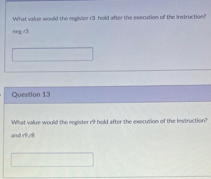 Solved What value would the register r5 hold after the | Chegg.com