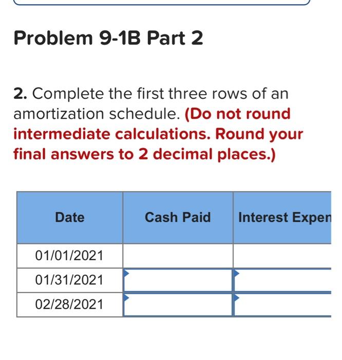 Solved Required information Problem 9-1B Record and analyze | Chegg.com