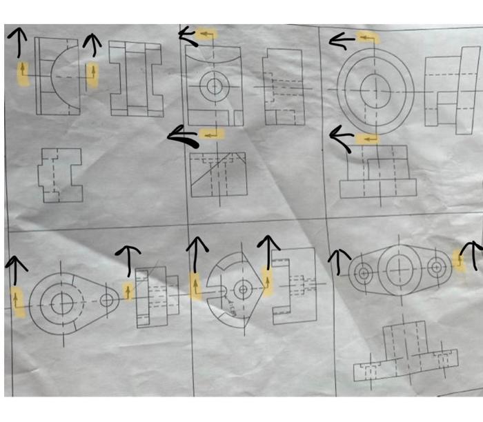 Please draw the rough sketch for the section views as | Chegg.com