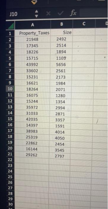 Solved The accompanying data file shows the square footage | Chegg.com Solved The accompanying data file shows the square footage | Chegg.com