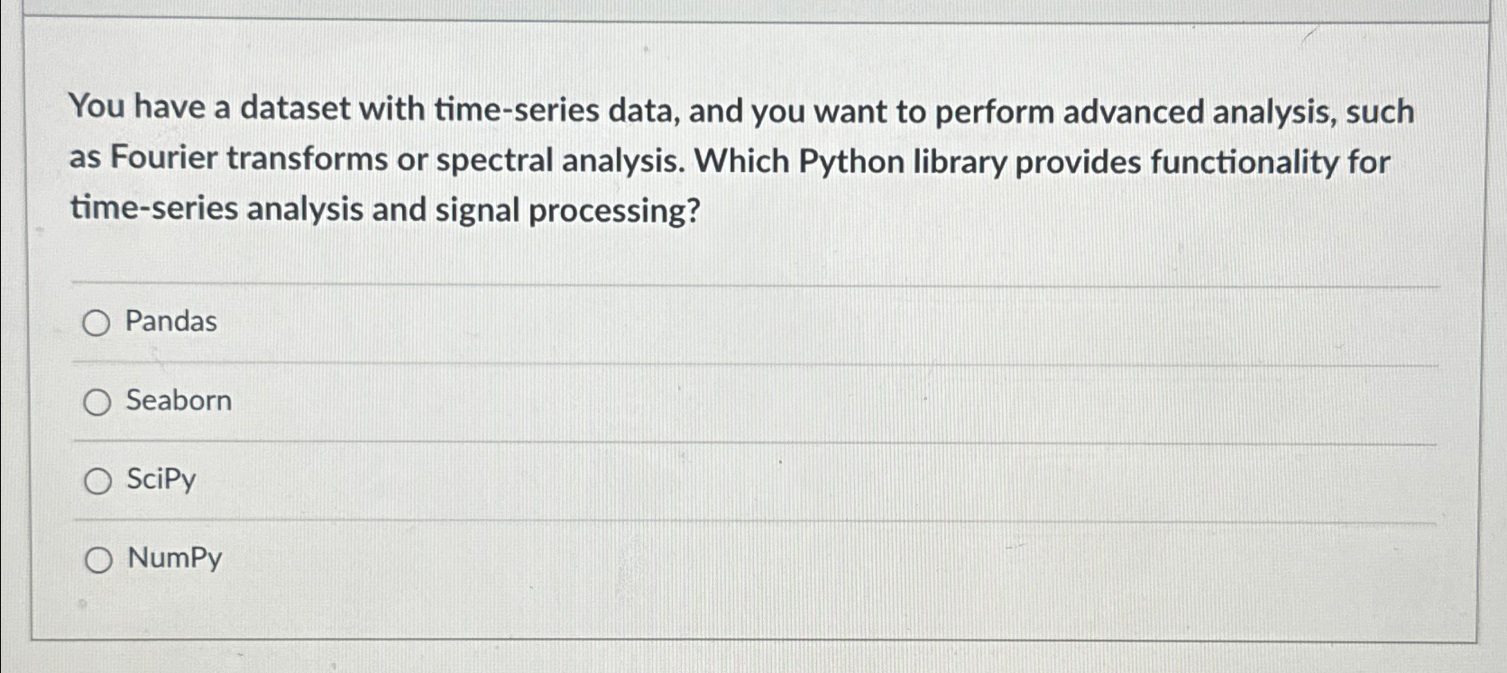 Solved You have a dataset with time-series data, and you | Chegg.com