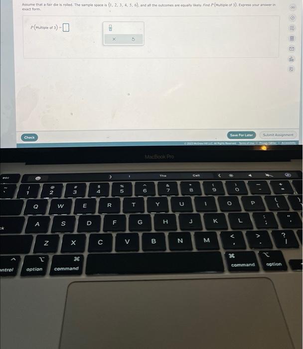 Solved exact form P( Multiple of 3)= | Chegg.com