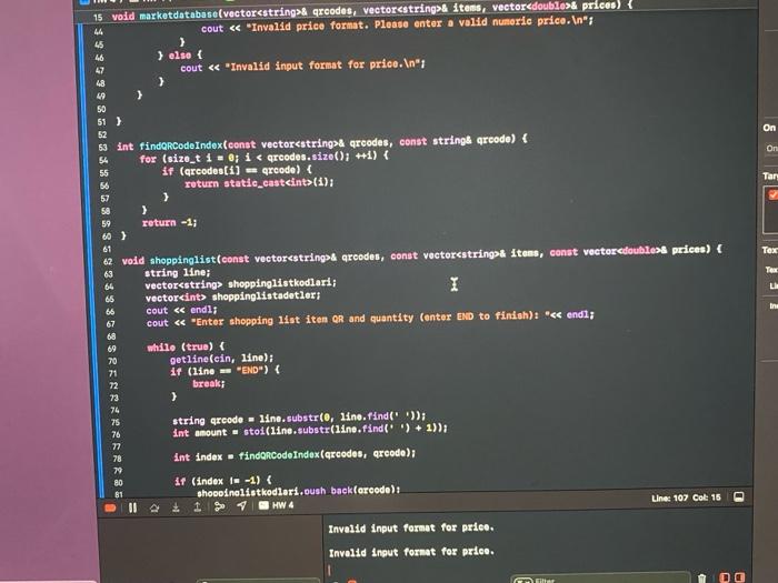 Solved can you fix my code according to the samples that i | Chegg.com