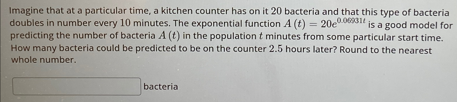 Solved Imagine that at a particular time, a kitchen counter | Chegg.com