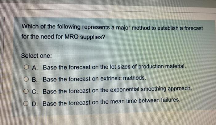 Solved Which of the following represents a major method to | Chegg.com