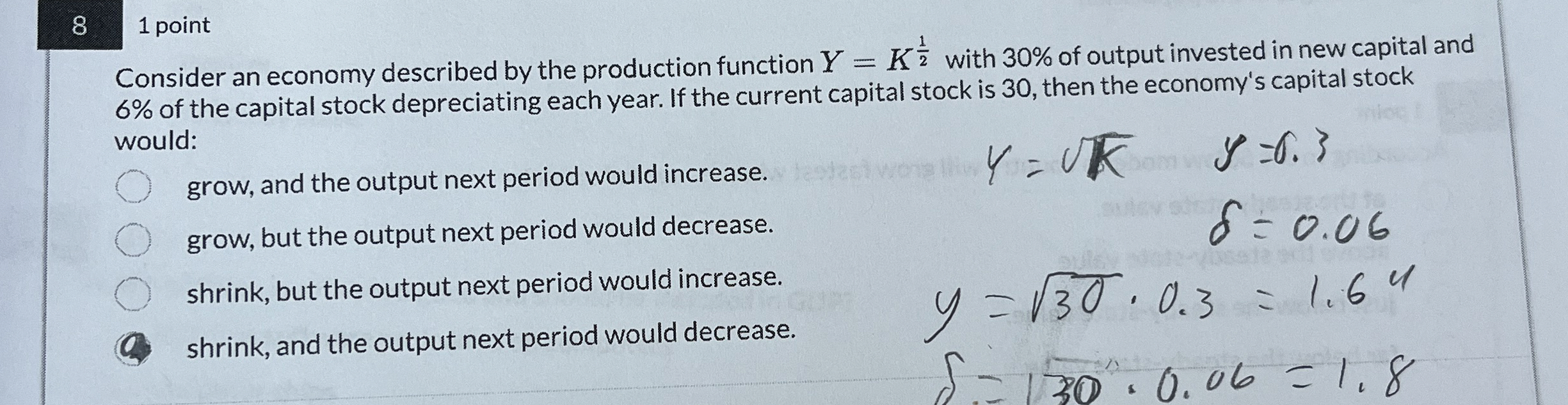 Solved 81 pointConsider an economy described by the | Chegg.com Solved 81 pointConsider an economy described by the | Chegg.com