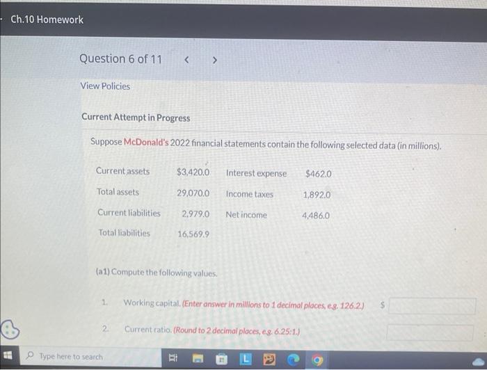 Solved Current Attempt in Progress Suppose McDonald's 2022 | Chegg.com Solved Current Attempt in Progress Suppose McDonald's 2022 | Chegg.com
