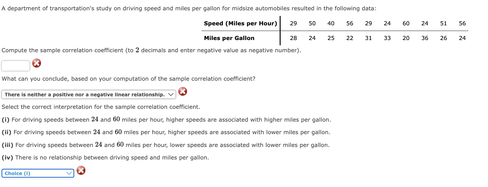 Solved A department of transportation's study on driving | Chegg.com