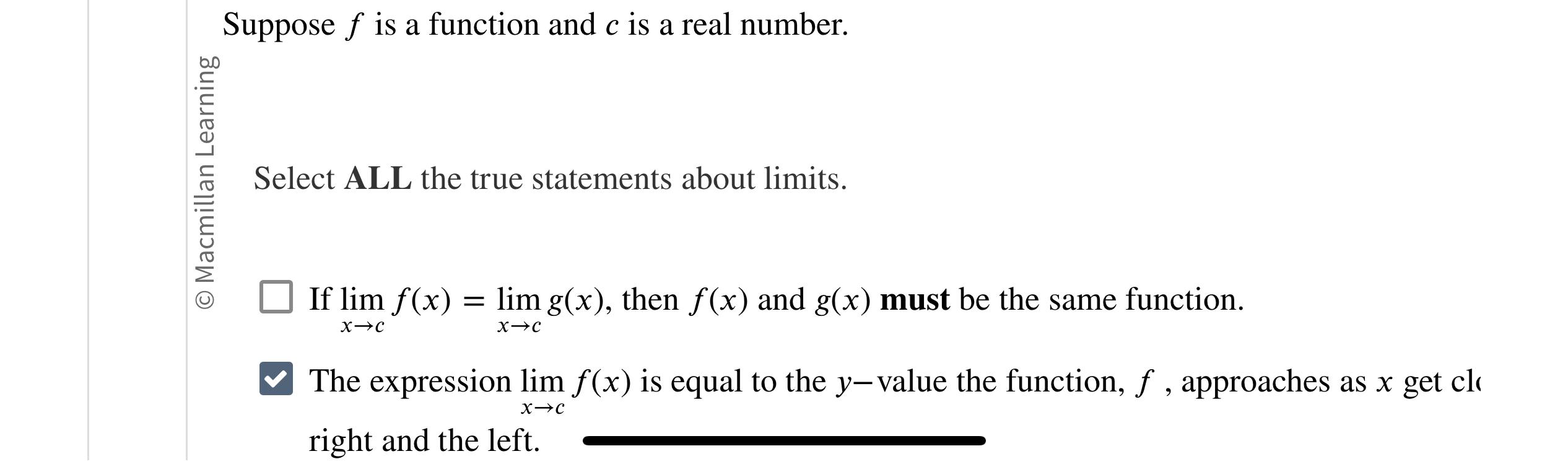Solved Suppose f ﻿is a function and c ﻿is a real number.If | Chegg.com