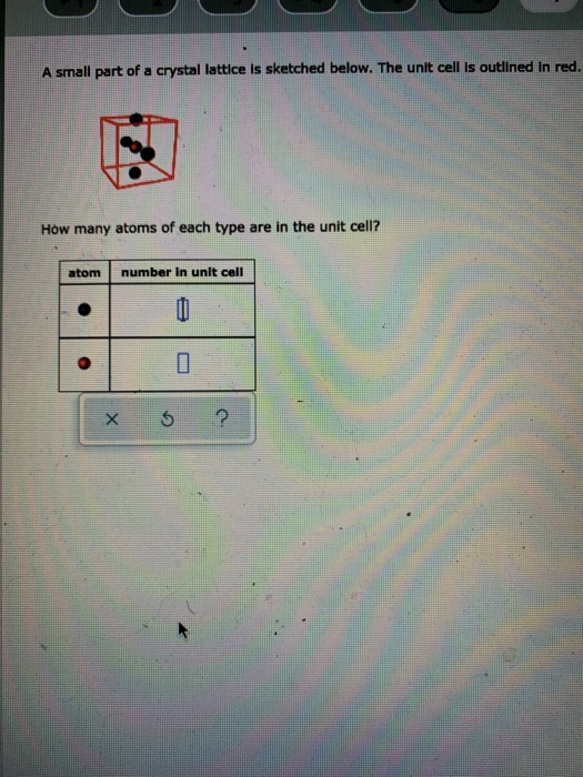 Solved A small part of a crystal lattice is sketched below. | Chegg.com
