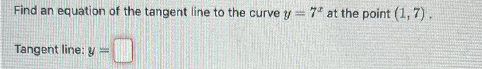 Solved Find an equation of the tangent line to the curve | Chegg.com
