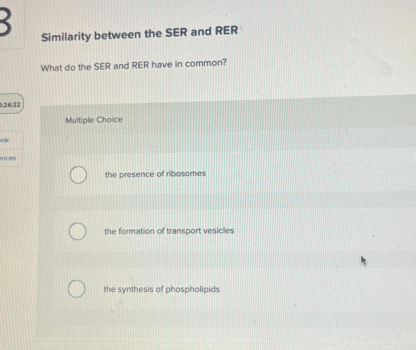 Solved Similarity between the SER and RERWhat do the SER and | Chegg.com