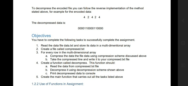 Solved Assignment 3 Learning Outcome 1. Apply programming | Chegg.com