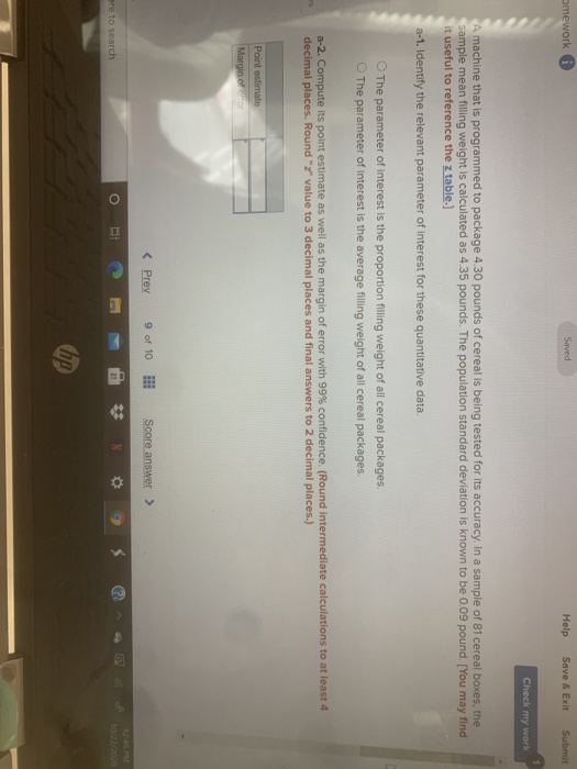 Solved Mework Saved Help Save And Exit Submit Check My Work A 6557