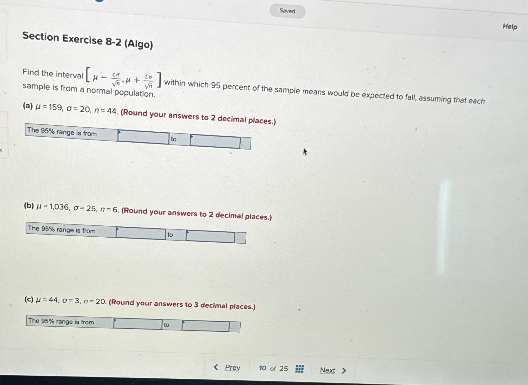 Solved Section Exercise 8-2 (Algo)\\nHelp\\nSection Exercise | Chegg.com