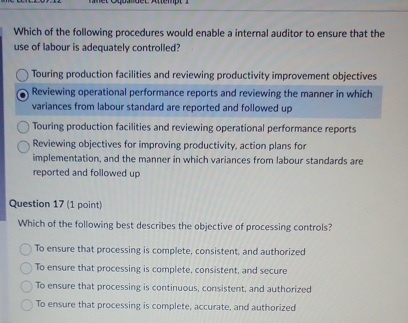 Which of the following procedures would enable a | Chegg.com