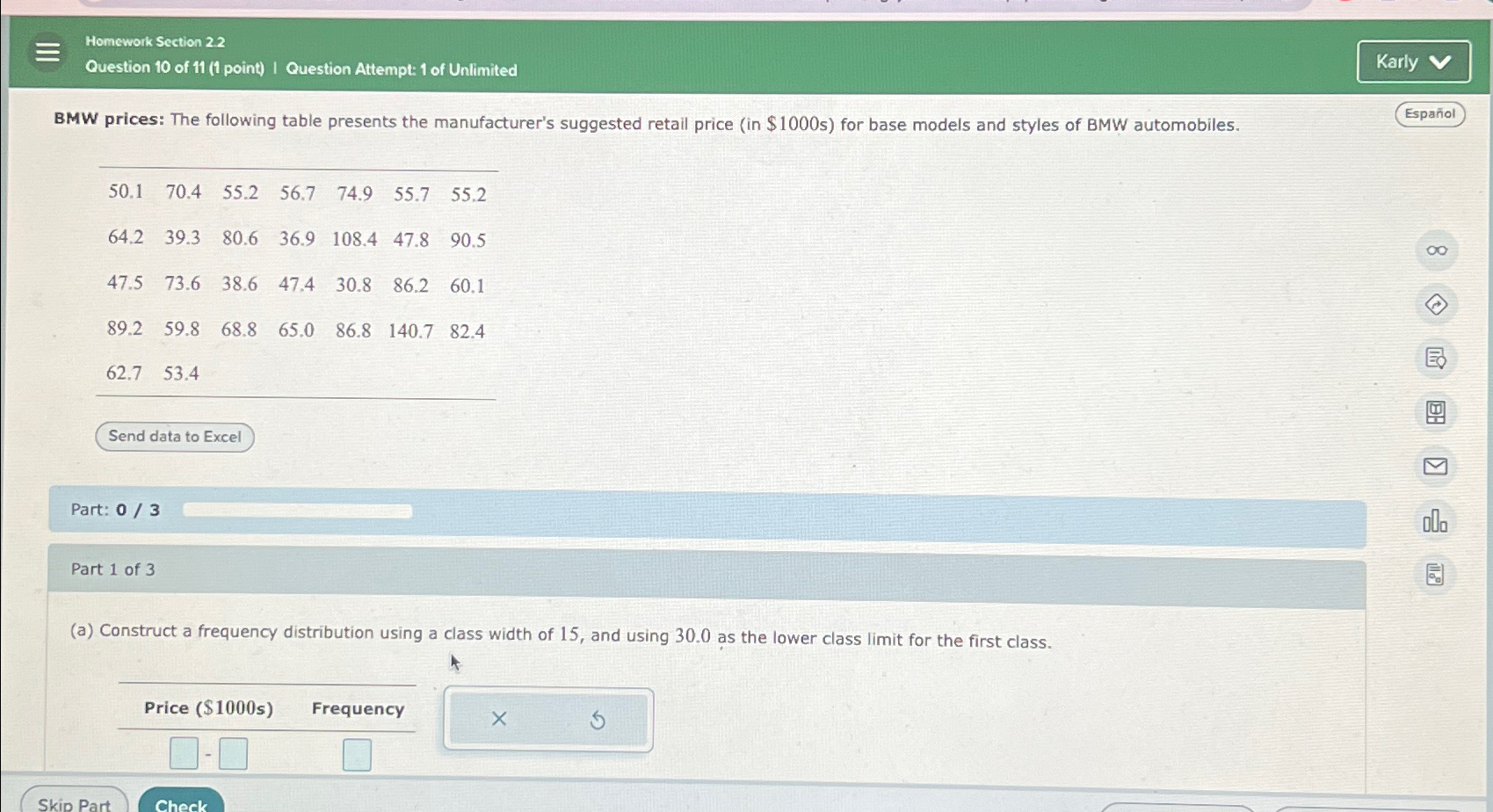 Solved Homework Section 22Question 10 of 11 (1 point) I | Chegg.com Solved Homework Section 22Question 10 of 11 (1 point) I | Chegg.com