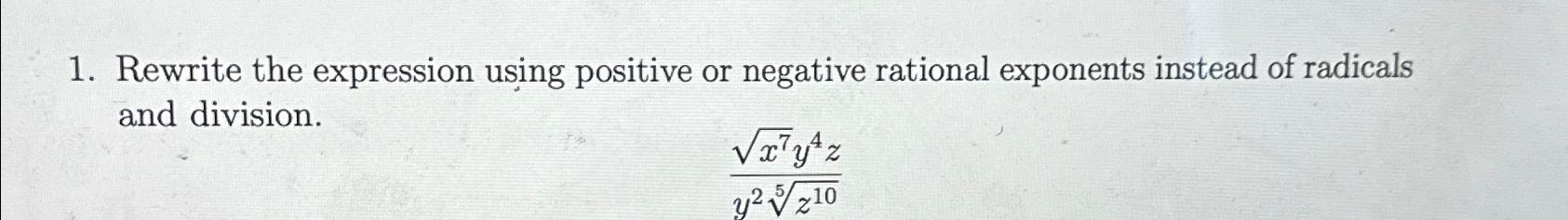 Solved Rewrite the expression using positive or negative | Chegg.com
