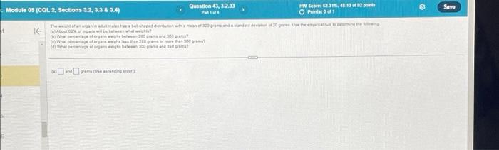 Solved 6 Module 05 Cql 2 Sections 3 2 3 3 And 3 4 Question