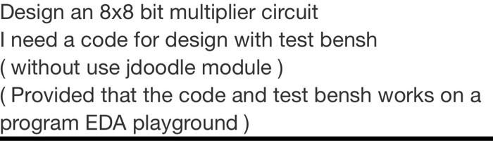 Solved use " Data path +control +asm chart +verilog " and | Chegg.com