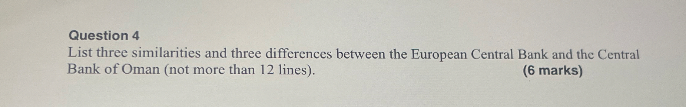Solved Question 4List three similarities and three | Chegg.com