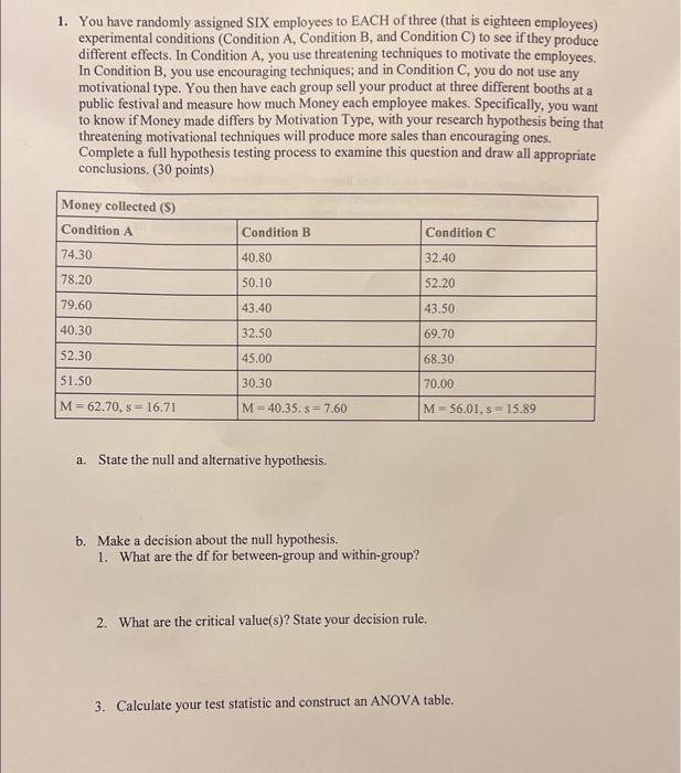 Solved Show full work written out , complete all parts using | Chegg.com