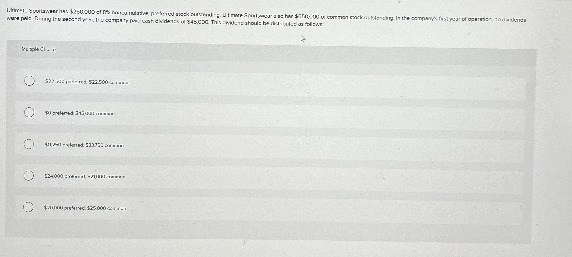 Solved were paid. During the second year, the company paid | Chegg.com