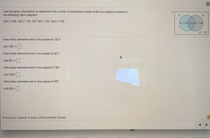 Solved Use the given information to determine the number of | Chegg.com