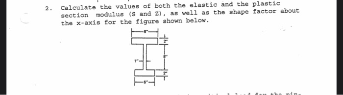 Solved 1. For the figure given below, calculate the values | Chegg.com