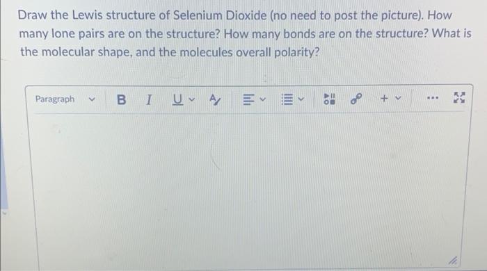 Solved Answer All Parts Please Draw The Lewis St