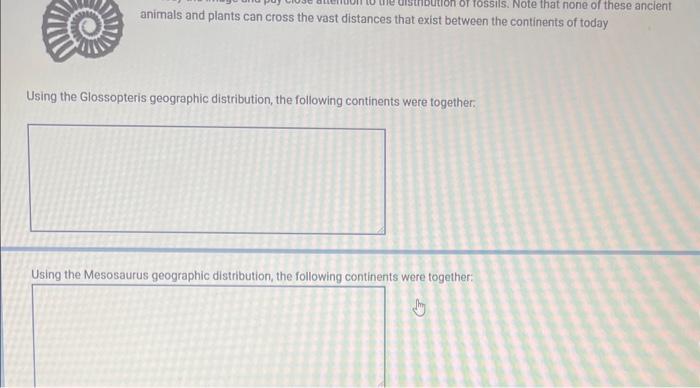 Solved If the continents were joined together in Pangea, | Chegg.com