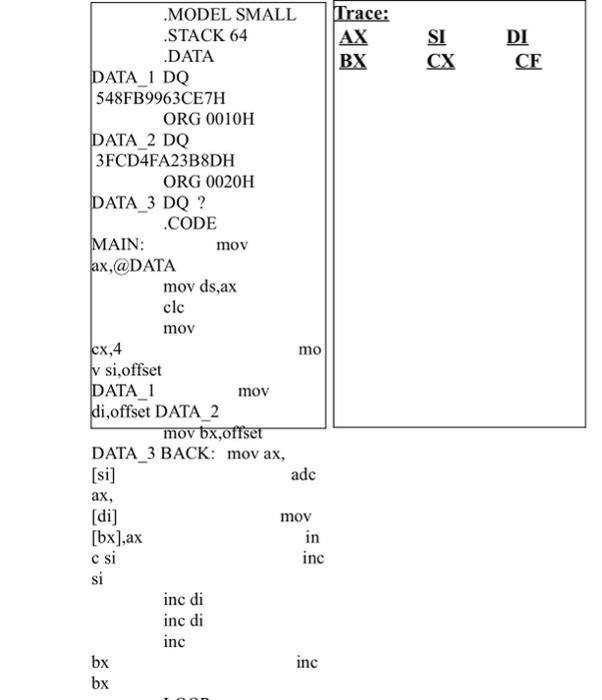 Solved Modify the "expo.asm" to use "LOOP" instruction | Chegg.com