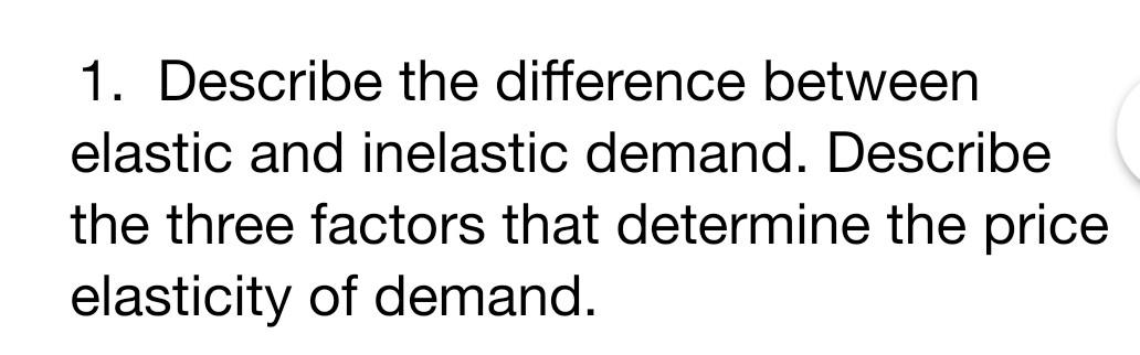 Solved Problem Set: Elasticity of Demand | Chegg.com Solved Problem Set: Elasticity of Demand | Chegg.com