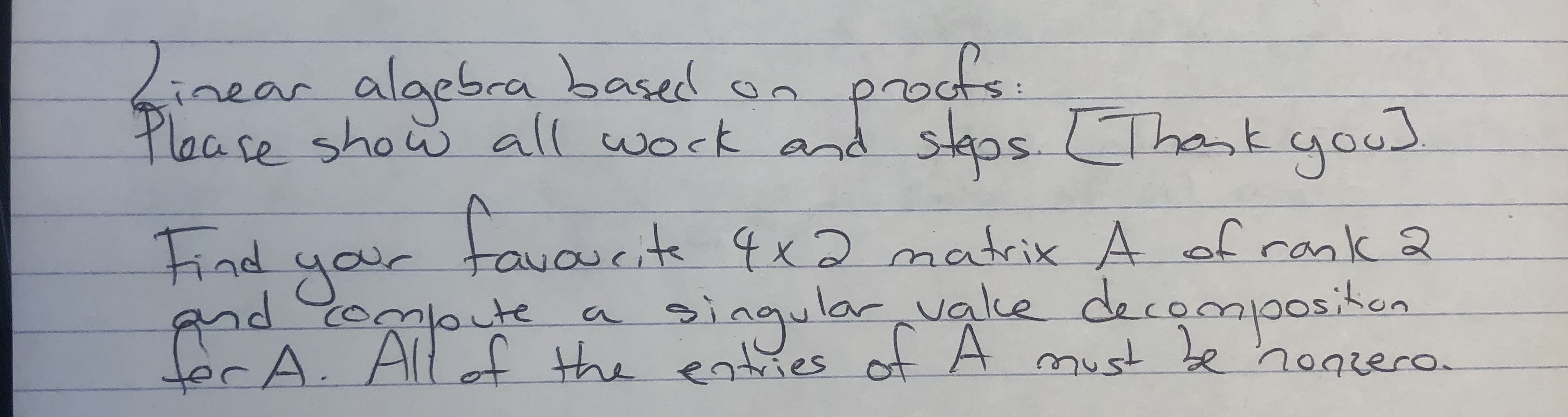 Solved Linear algebra: please helpanswer, i will upvote, | Chegg.com