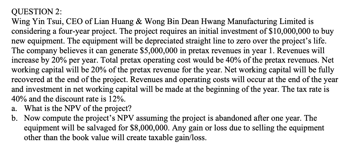 Solved Please answer A & B and show all steps | Chegg.com