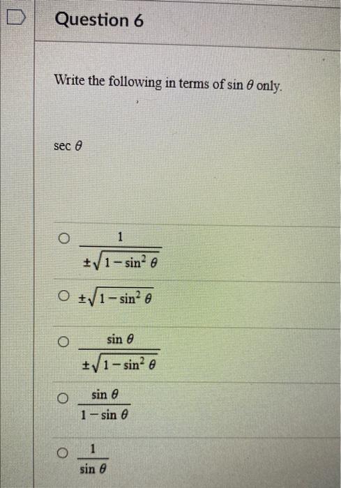 Solved Write the following in terms of sine and cose and | Chegg.com