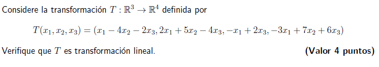 Solved Consider the transformation T:R3→R ﻿defined | Chegg.com
