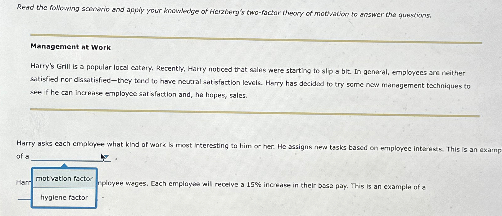 Solved Read the following scenario and apply your knowledge | Chegg.com