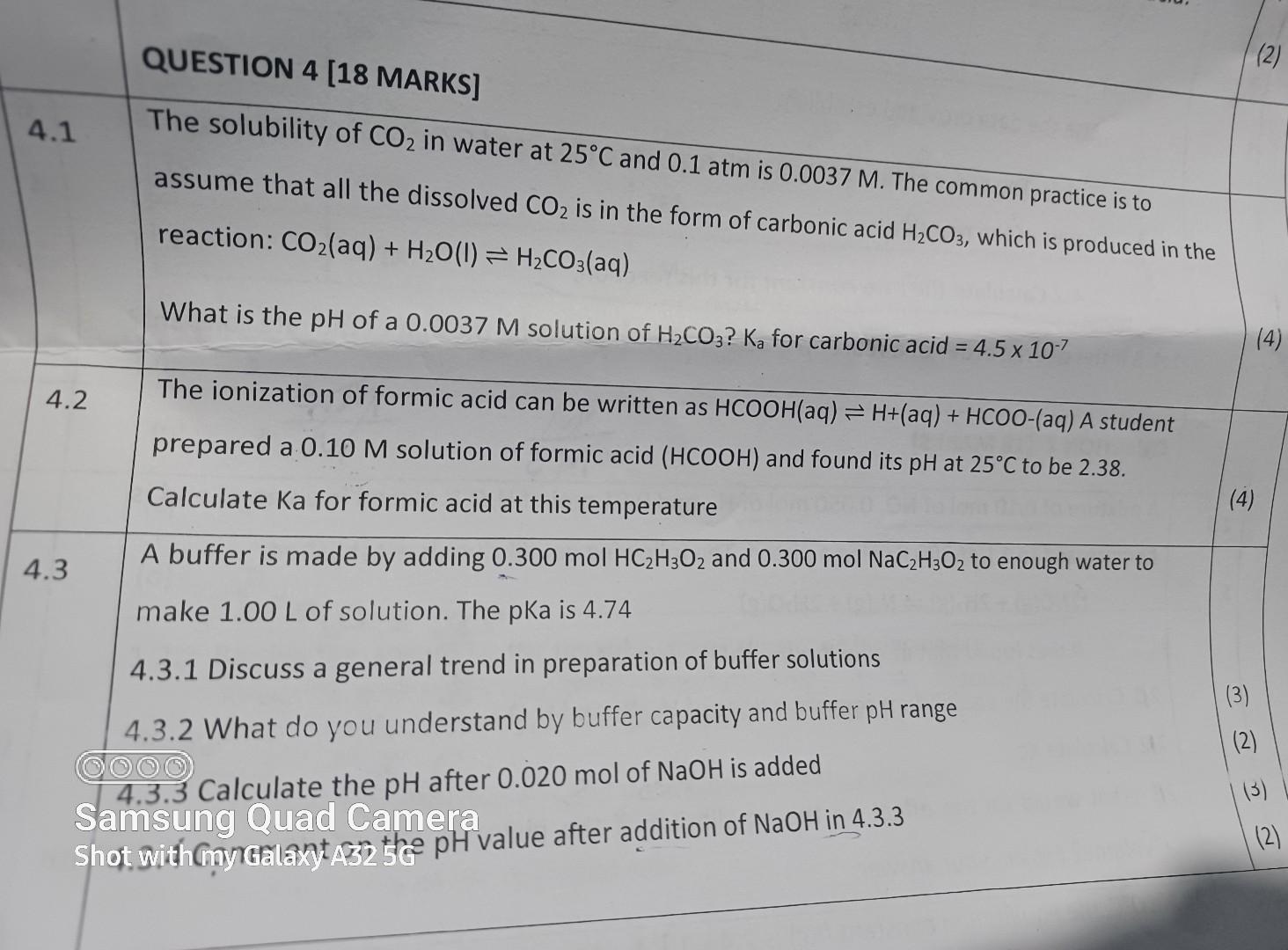 Solved (2) QUESTION 4 [18 MARKS] | Chegg.com