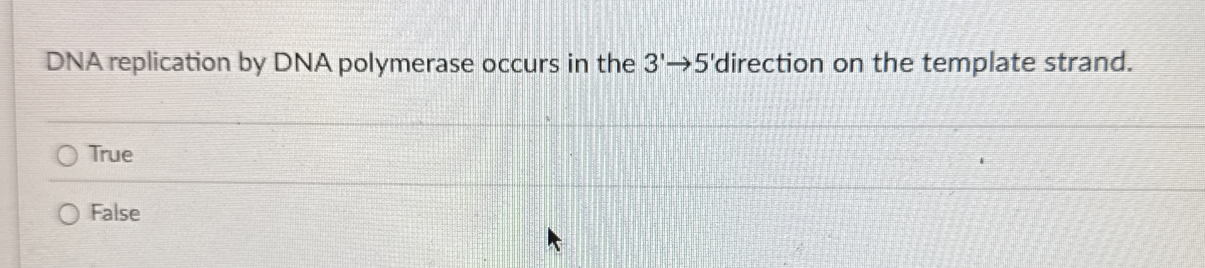 Solved DNA replication by DNA polymerase occurs in the 3'→5' | Chegg.com