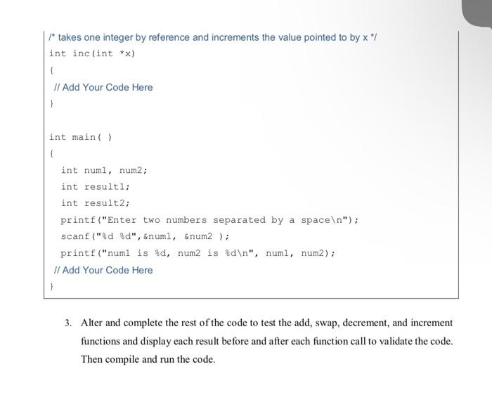 Solved 4.0 PROCEDURE Section 1: Pointer Operator \& Running | Chegg.com