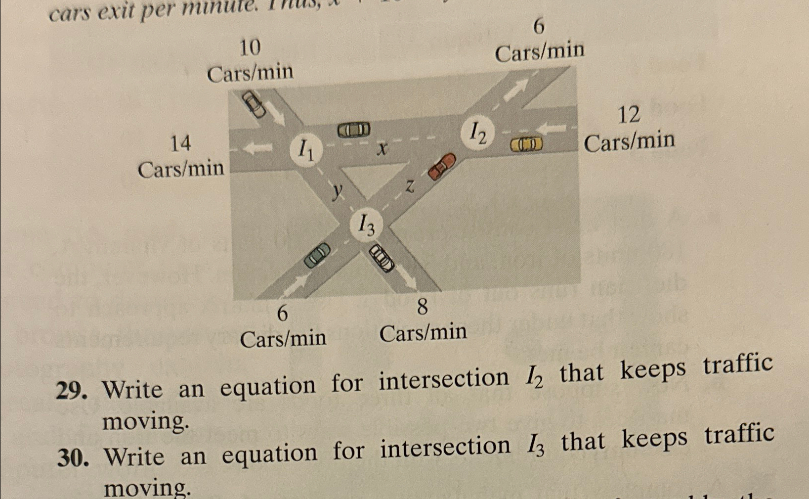 Solved Write an equation for intersection I3 ﻿that keeps | Chegg.com
