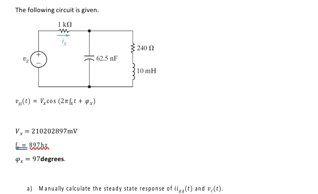 Solved The following circuit is | Chegg.com