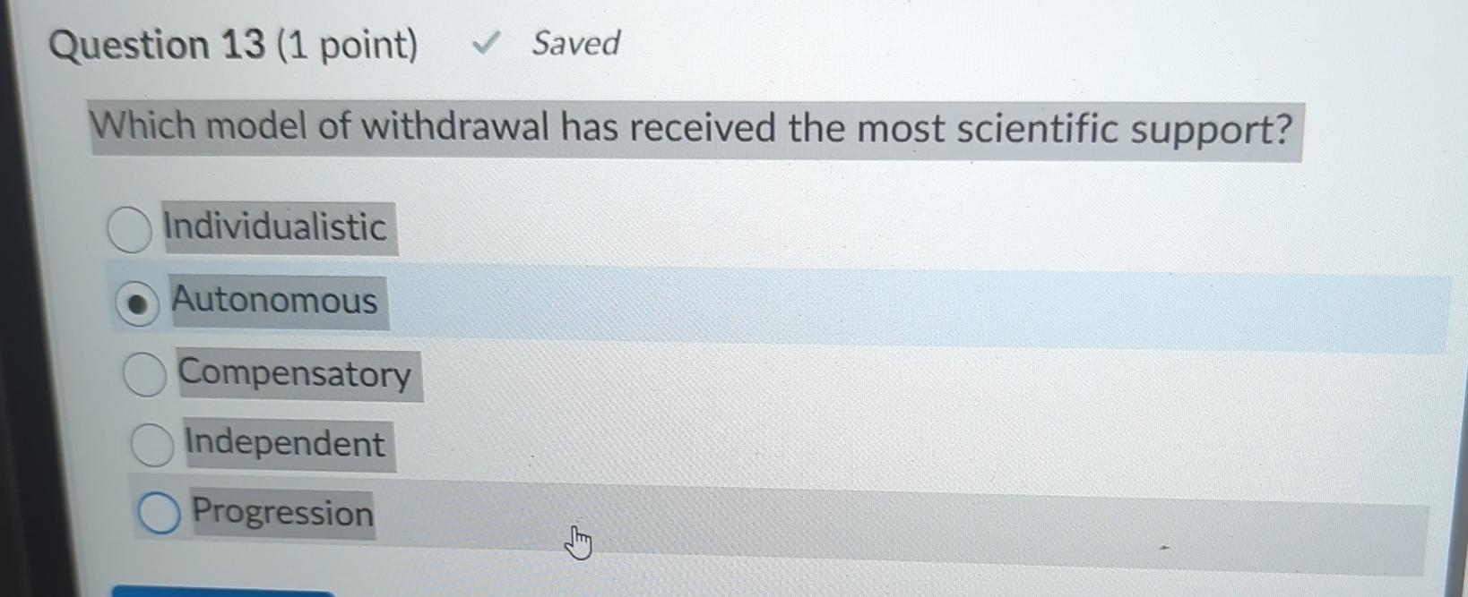 Solved Question 13 (1 point) SavedWhich model of | Chegg.com Solved Question 13 (1 point) SavedWhich model of | Chegg.com